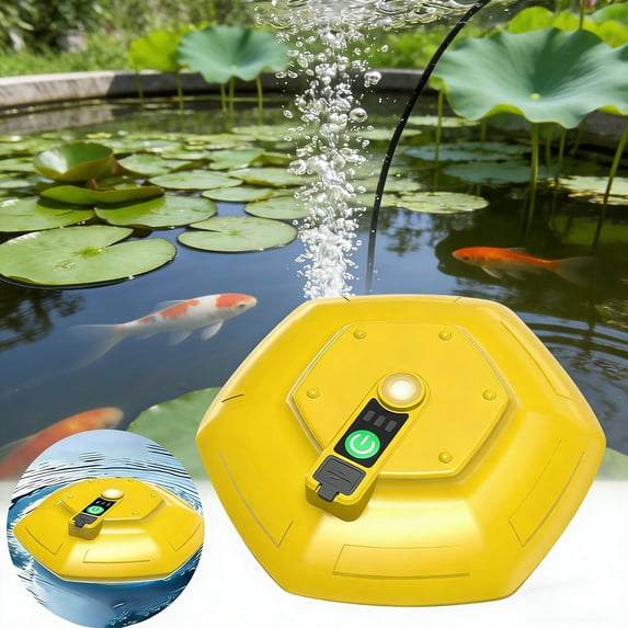 DAMAI IPX7 Floating & Rechargeable Bait Bucket Aerator, Rechargeable ...