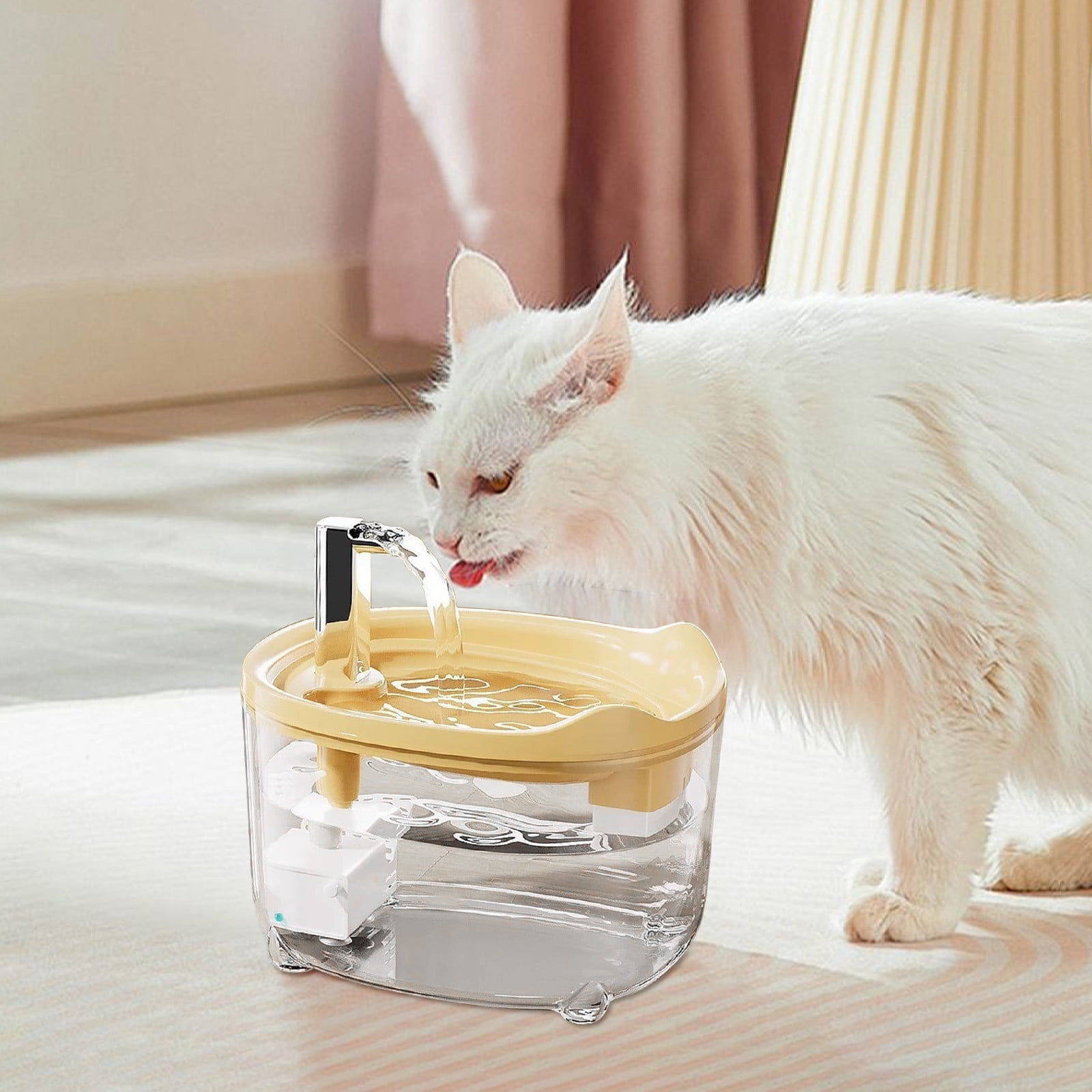 DAMAI Pets Water Fountain, 2025 New Triple Filter Pet Water Fountain,50 ...