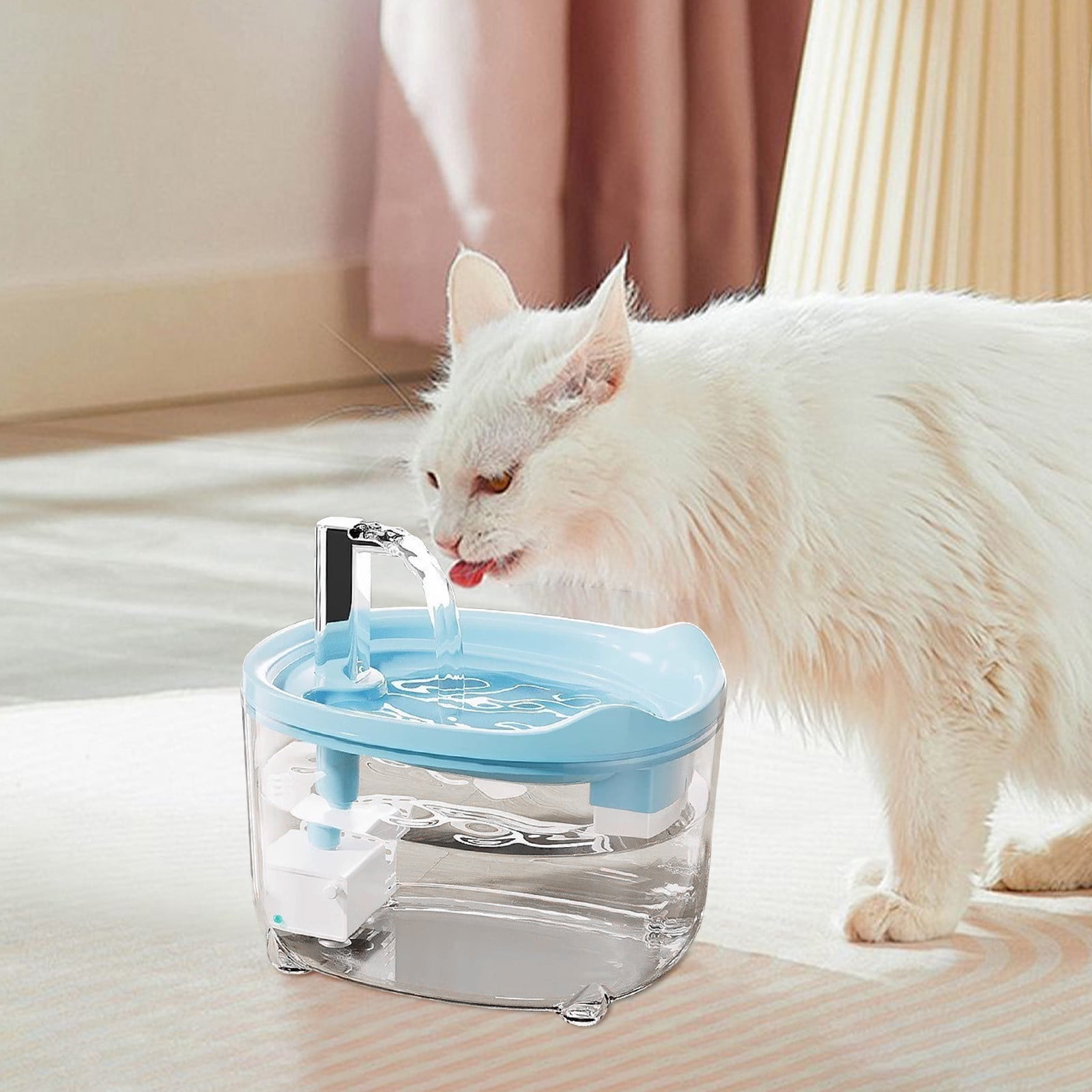 DAMAI Pets Water Fountain, 2025 New Triple Filter Pet Water Fountain,50 ...