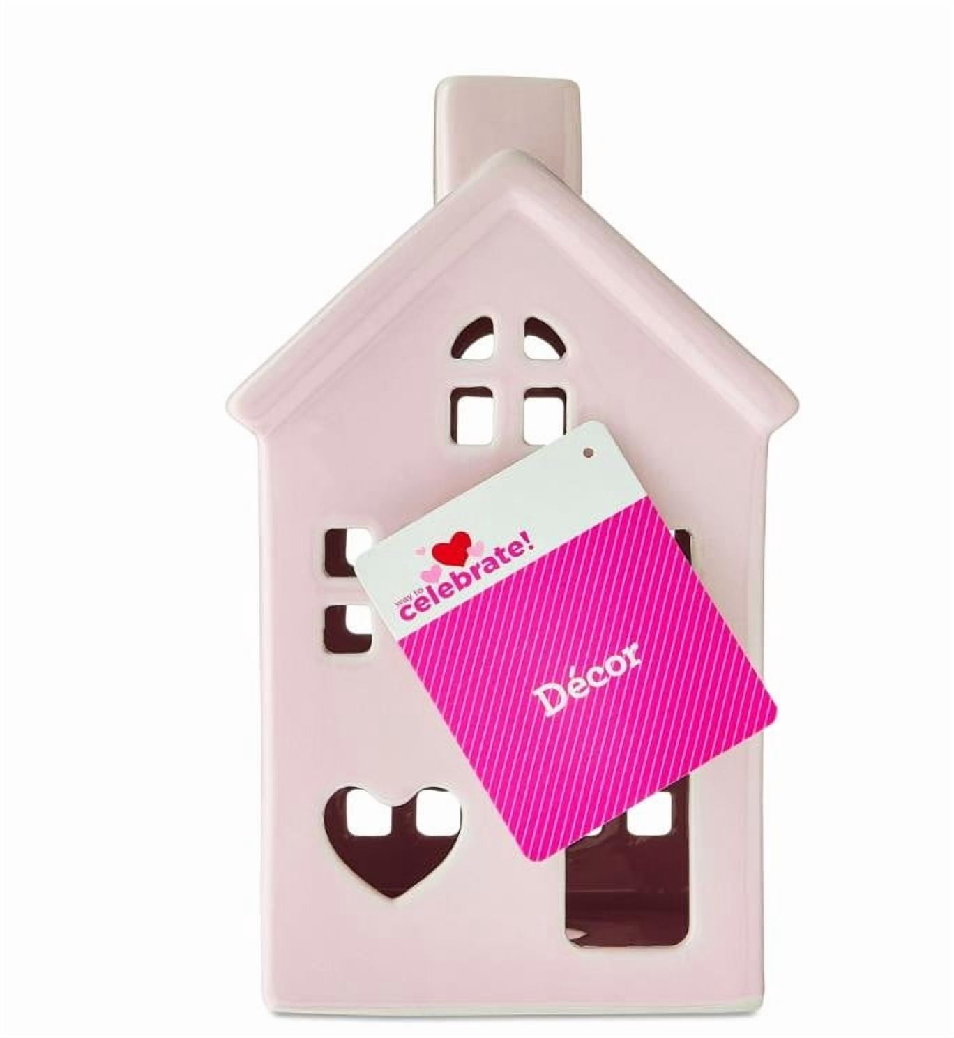 DAMAI Pink Resin House Tabletop Decoration - Vintage Valentines ...