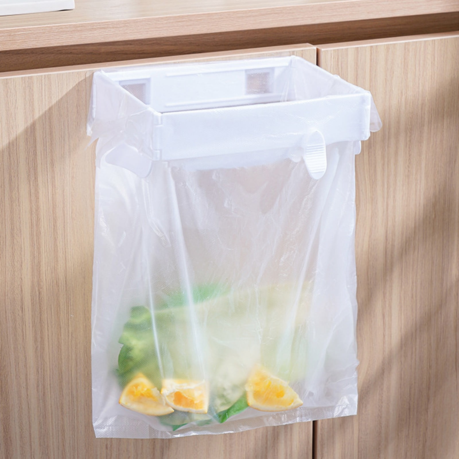 DAMAI Plastic Trash Bag Holder Rack, Foldable Garbage Rack, No Drill ...