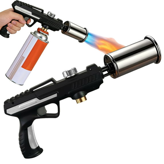 DAMAI Propane Torch, Propane Flame Thrower, One-Touch Ignition Torch ...