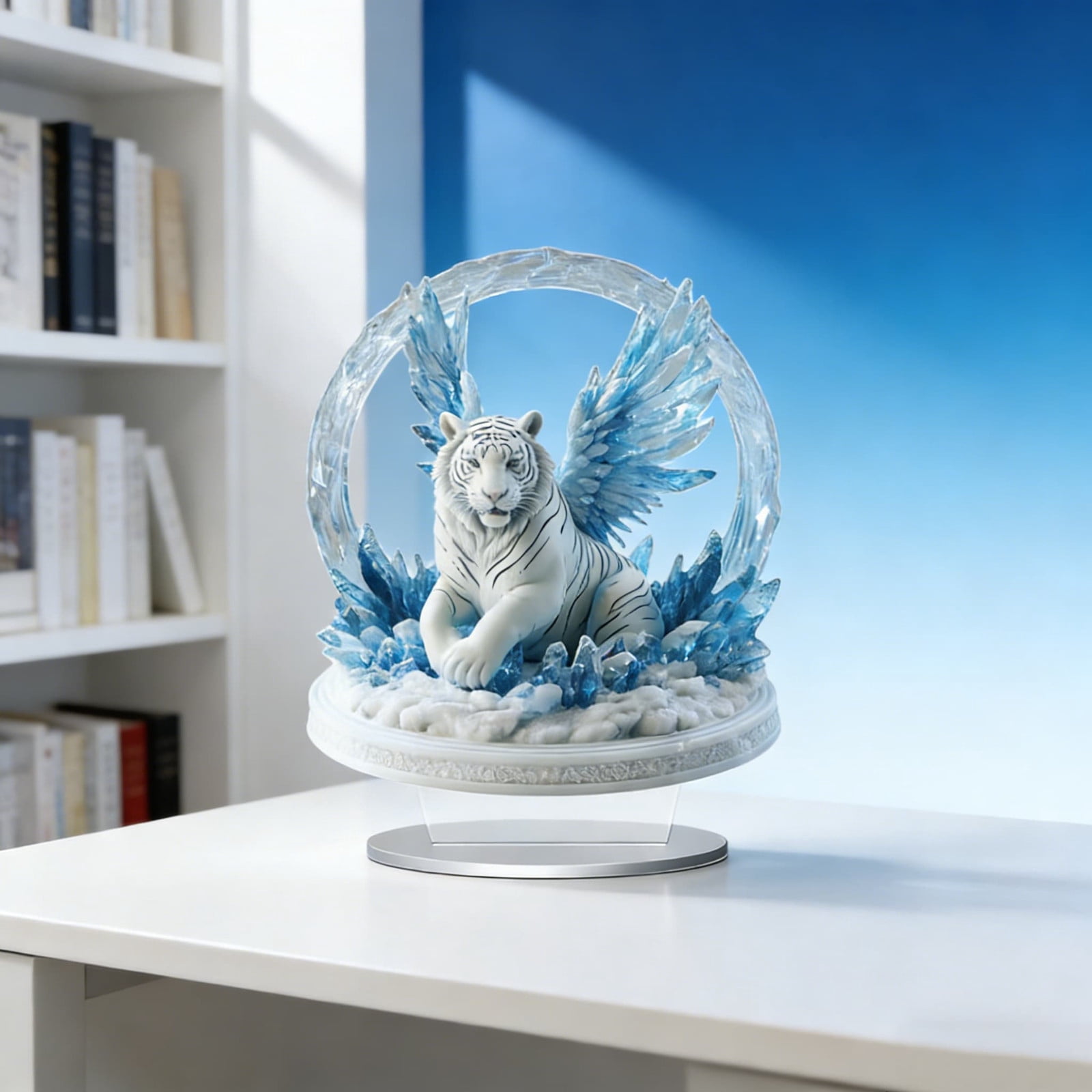 DAMAI Revolving Acrylic Desktop Ornament Stress Reliever Featuring A ...