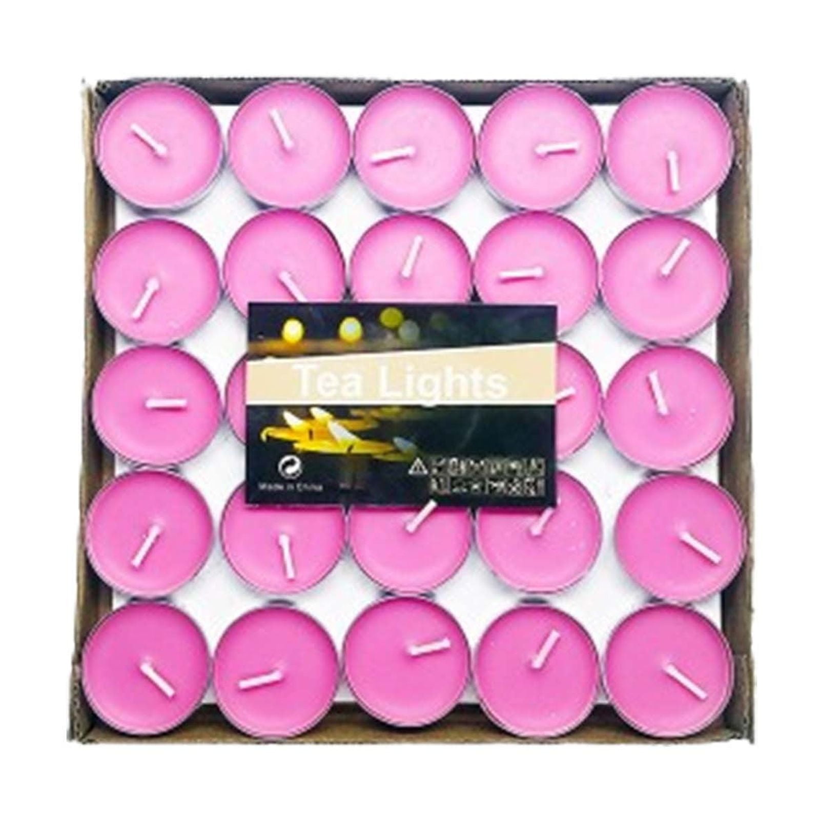 DAMAI Soy Wax Tea Lights Candles 50Pack, Soy Tealight Candles-Long ...