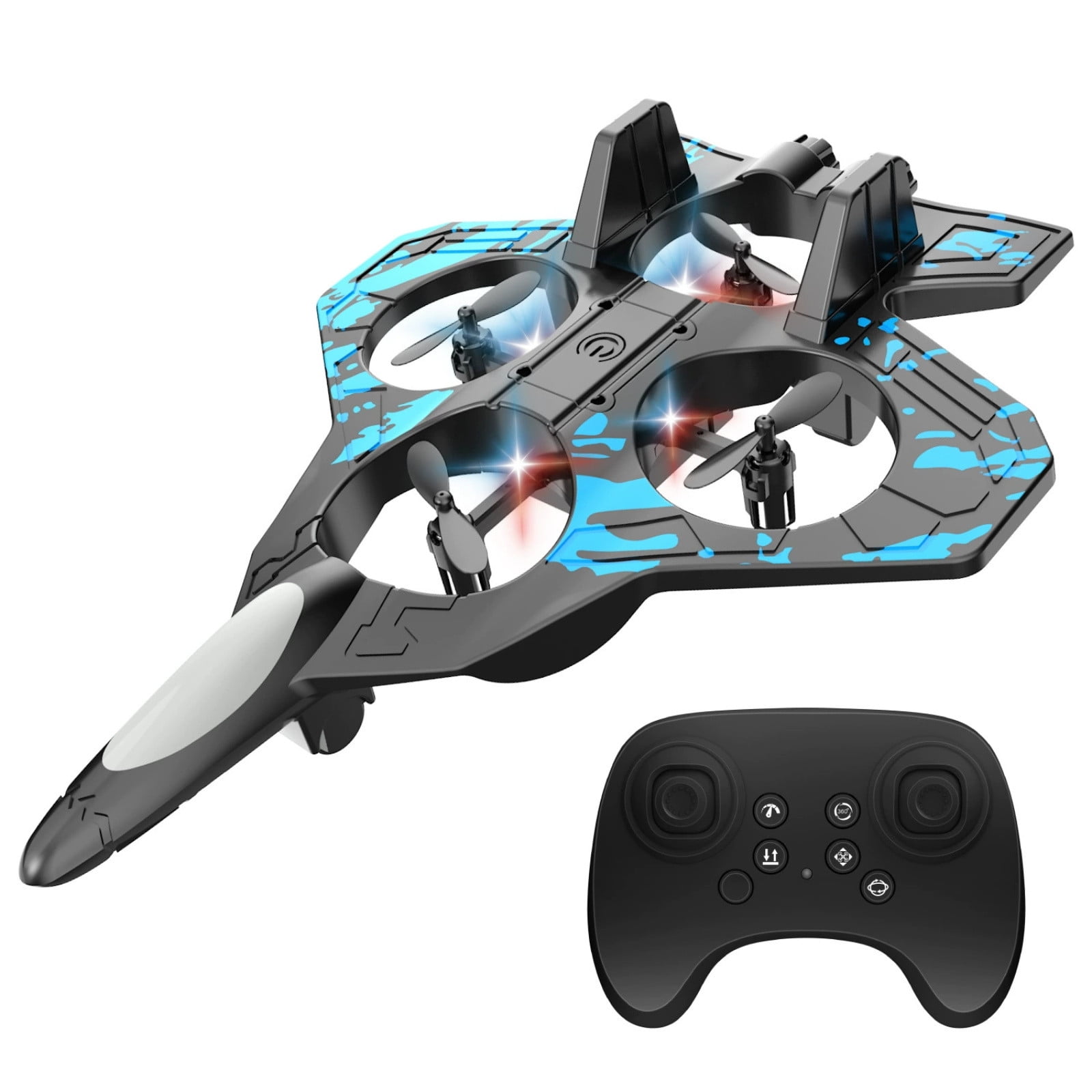 DAMAI Stunt RC Plane Cool Remote Control Airplane with Lights, Remote ...
