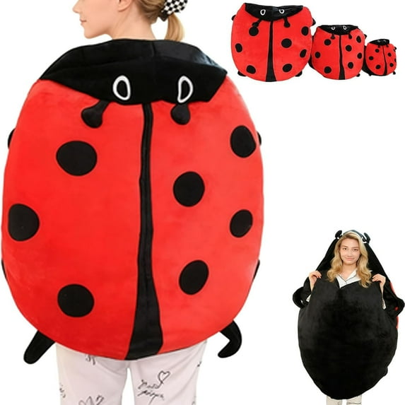 DAMAI Wearable Ladybug Pillow, 2026 New 23.6/39.4/59in Oversized ...