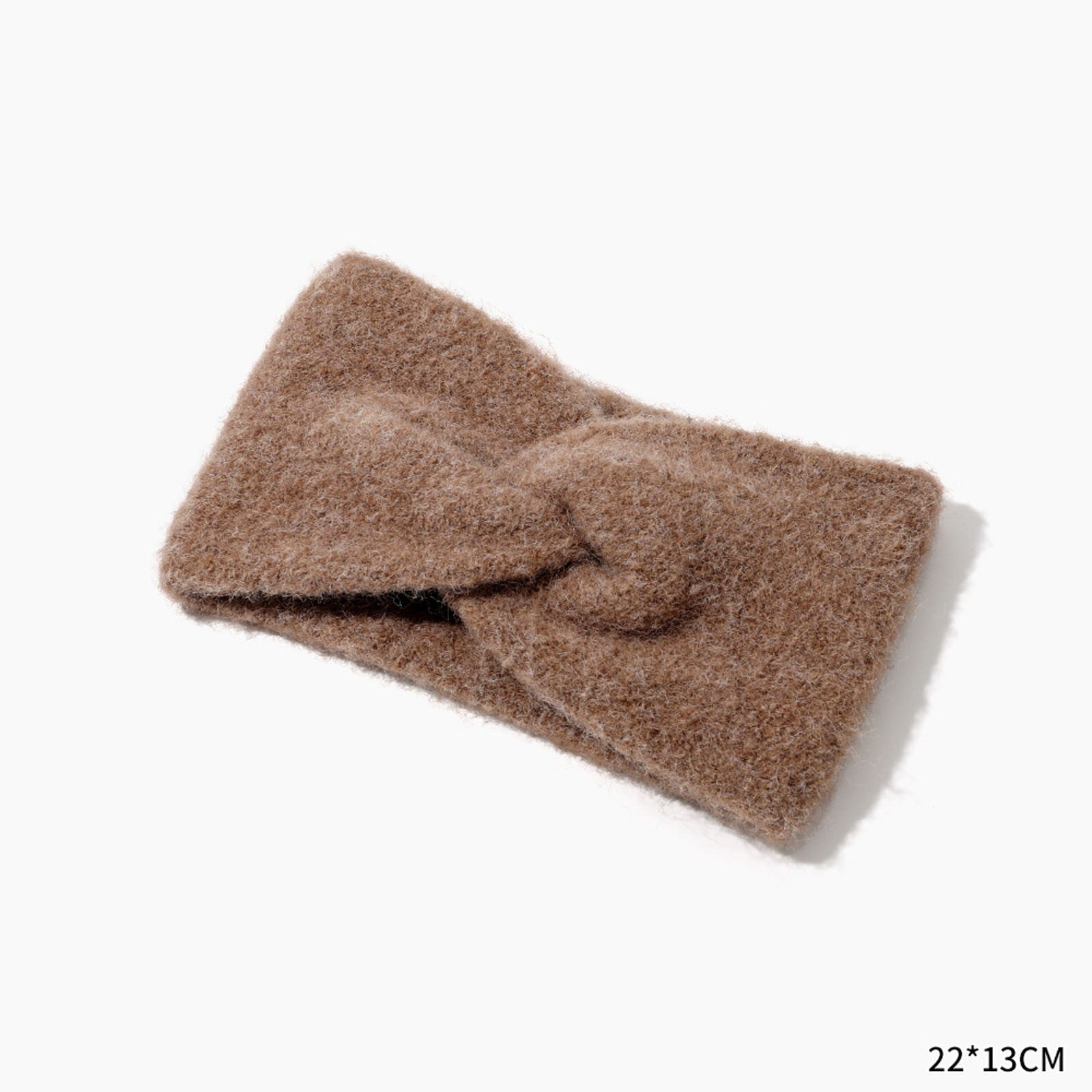 DAMAI Women's Headband Teddy Fur Look with Twist Knot Detail, Soft ...