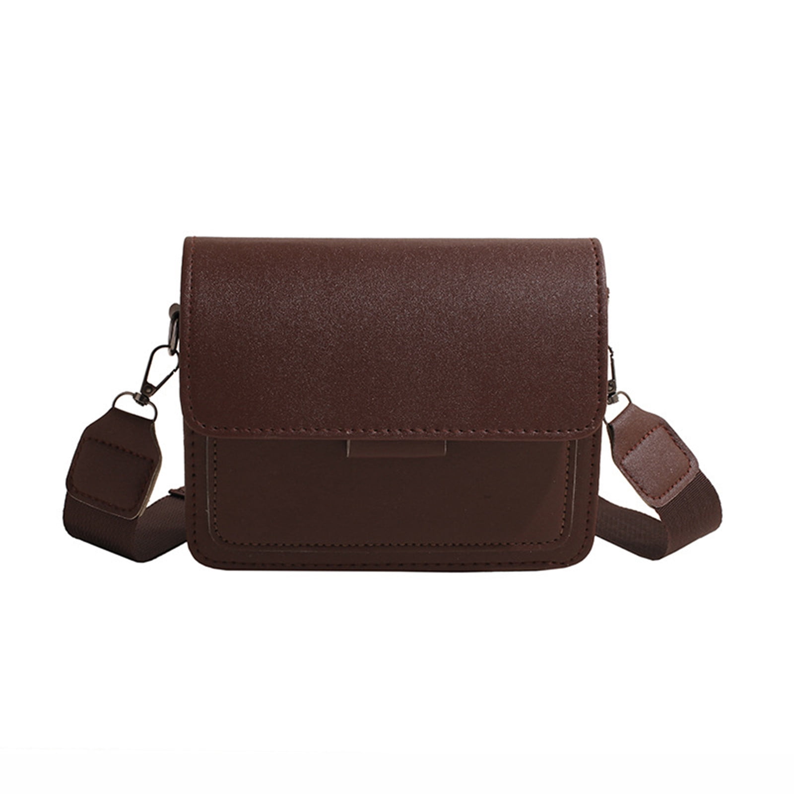 DAMAI Women's PU Shoulder Bag Flap-Top Crossbody Bags Korean Styles ...