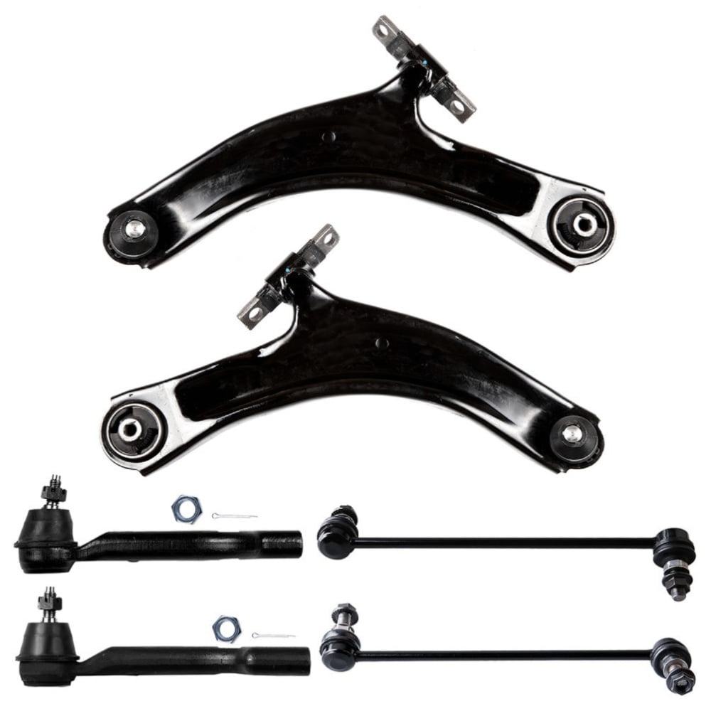 DAMAIJOY 1pc Front Control Arm 2pcs Tie Rod End Suspension Kit Alloy ...