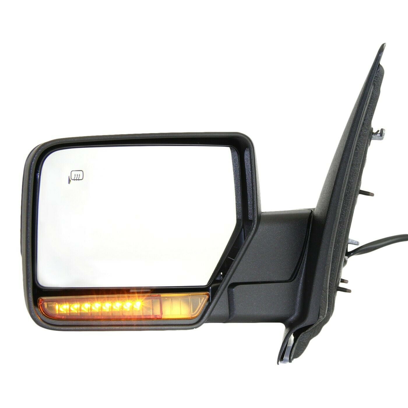 DAMAIJOY 1pc Left Driver Side Textured Black Power Heated Operate ...