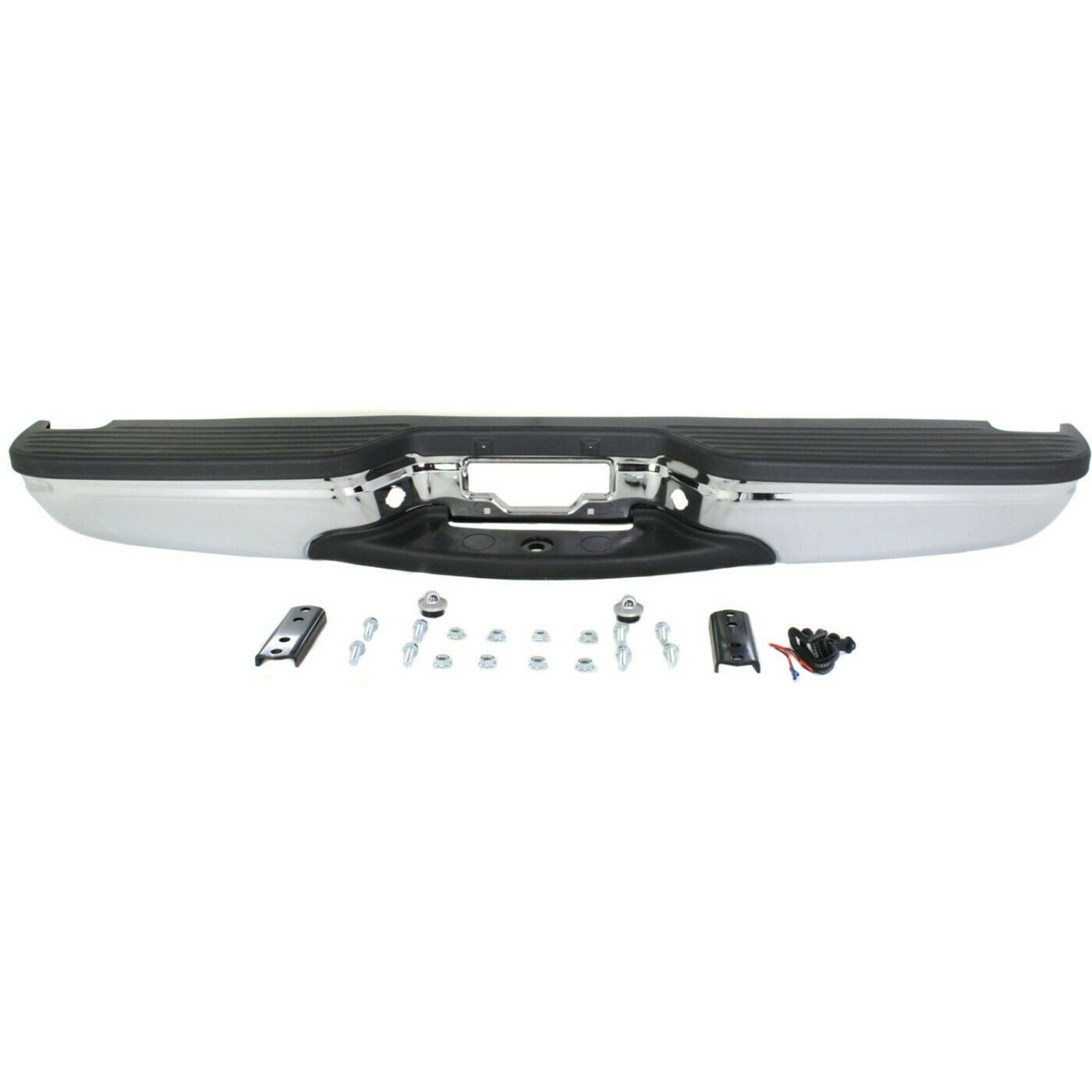 DAMAIJOY 1pc Rear Chrome Bumper Cover Face Bar Step Bumper Without Park ...