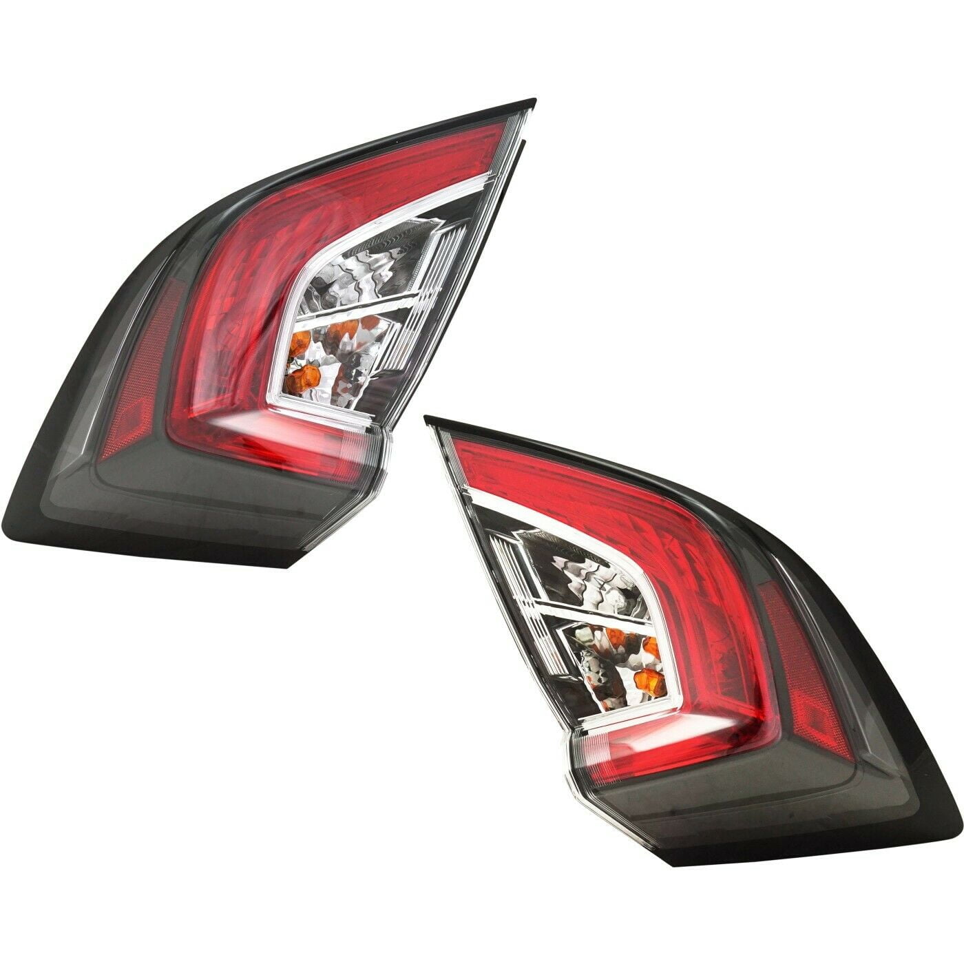 DAMAIJOY 1pc Tail Light Bulb Driver Passenger Outer Side Clear & Red ...