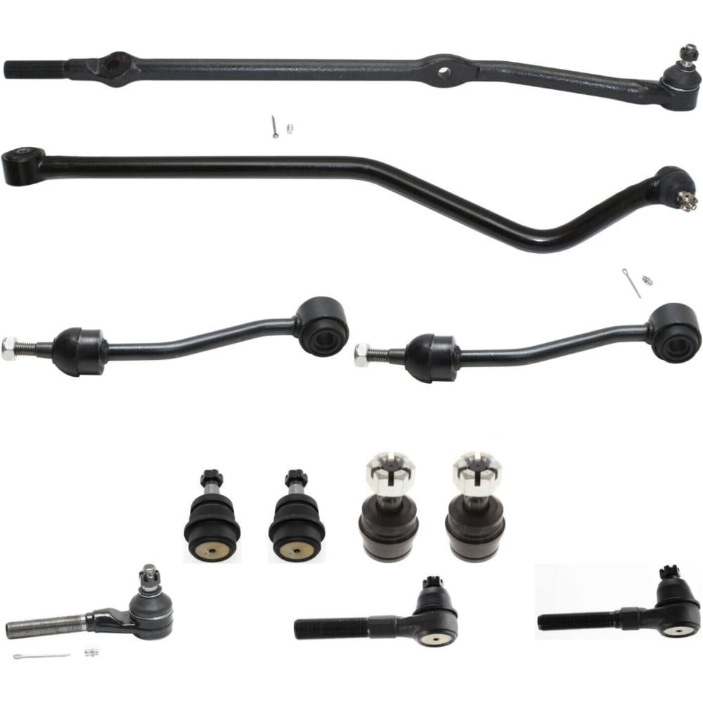 DAMAIJOY 1pc Track Bar 2pcs Sway Bar Linkages 4pcs Ball Joints 4pcs Tie ...