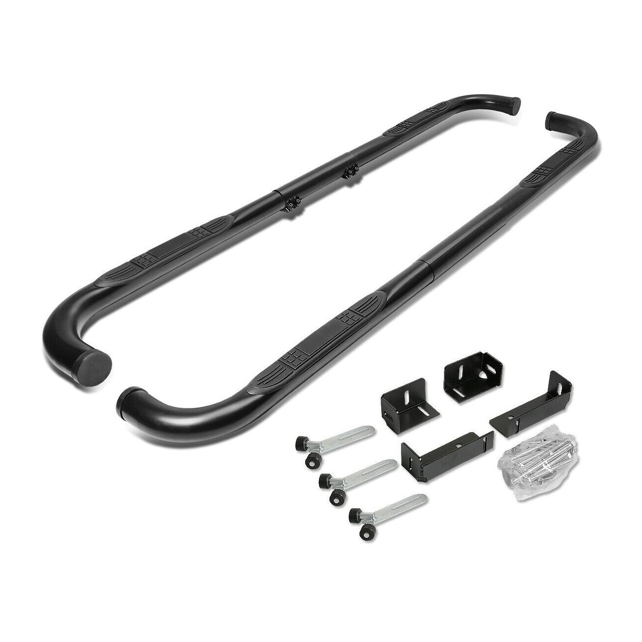 DAMAIJOY 2pcs 3" Step Bars Tube Running Board Front Rear Left Right ...