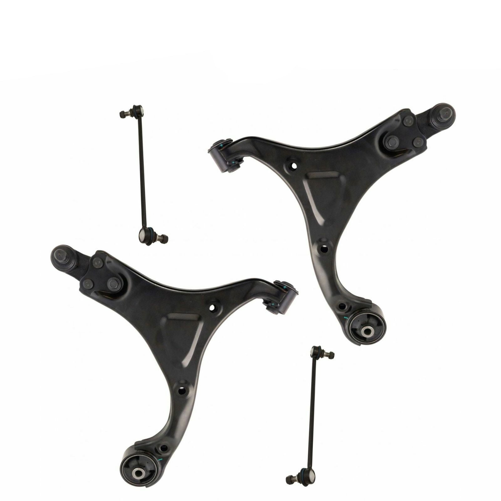 DAMAIJOY 2pcs Front Lower Control Arms with Ball Joints 2pcs Front Sway ...