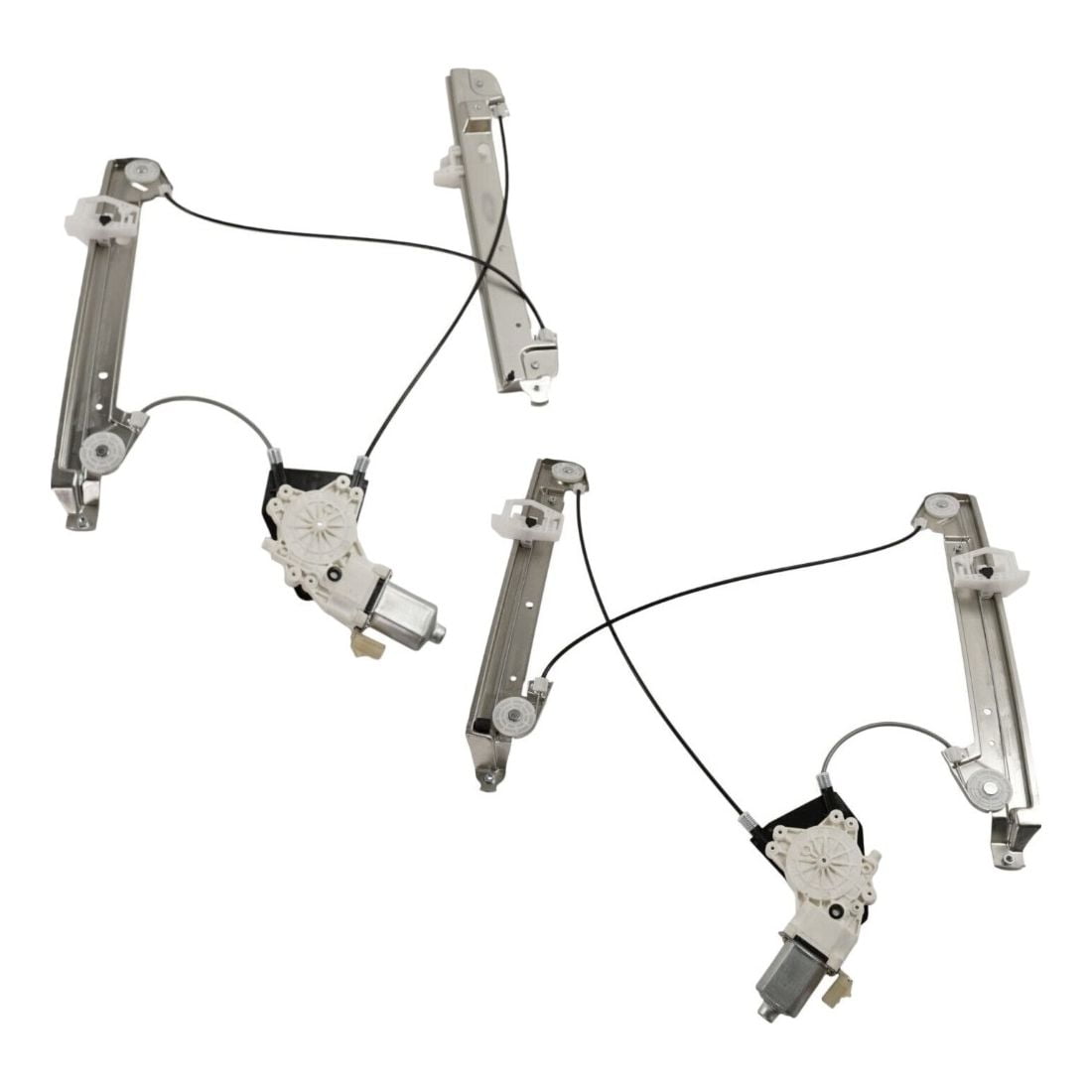 DAMAIJOY 2pcs Glass Car Window Regulators Front Left Right Driver ...