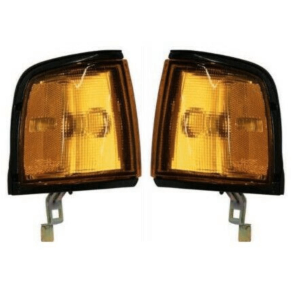 DAMAIJOY 2pcs Signal Light Driver Passenger Side Plastic Lens Amber ...