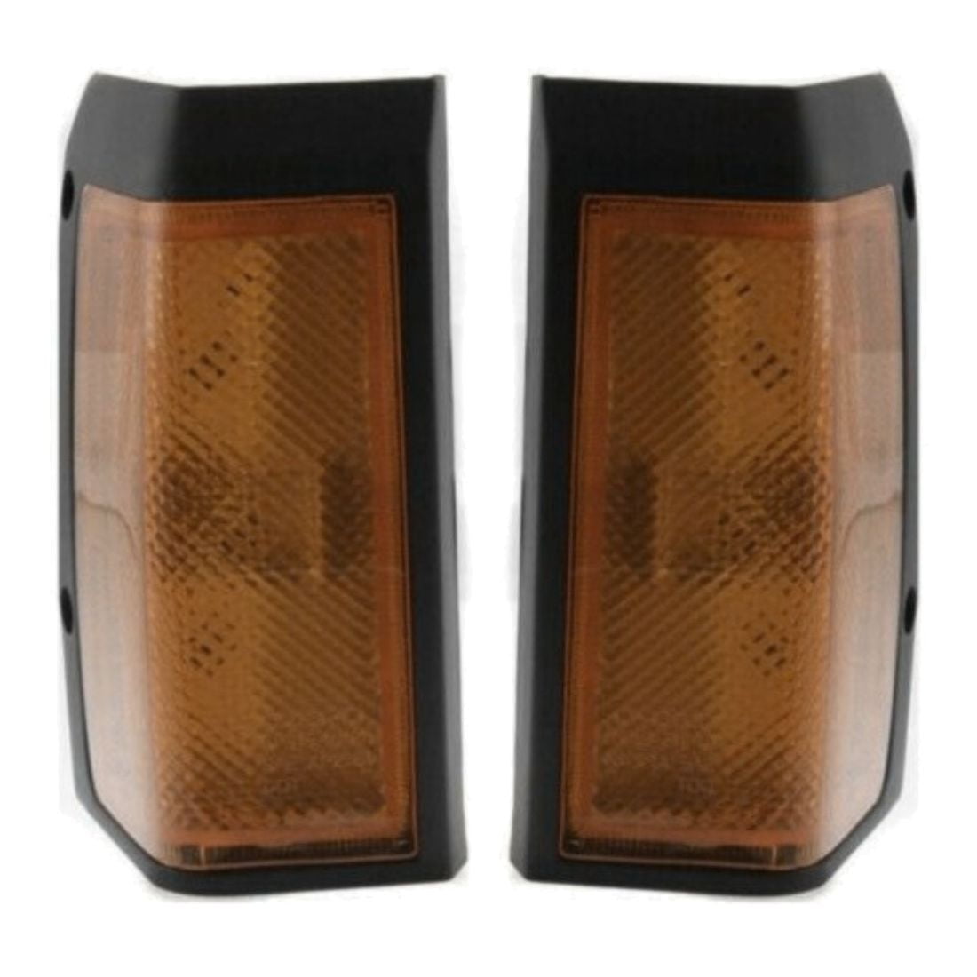 DAMAIJOY 2pcs Signal Light Driver Passenger Side Plastic Lens Amber ...