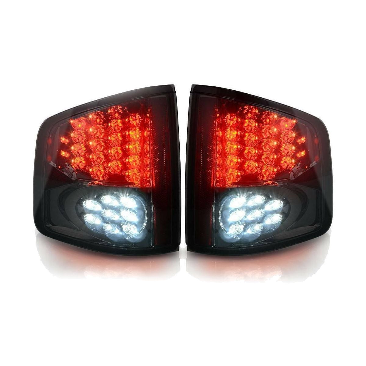 DAMAIJOY 2pcs Tail Light Bulb Rear Side ABS Plastic Housing ...
