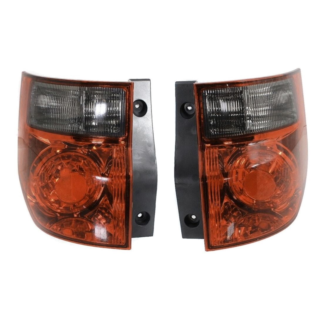 DAMAIJOY 2pcs Tail Light Left Right Driver Passenger Side Clear & Red ...