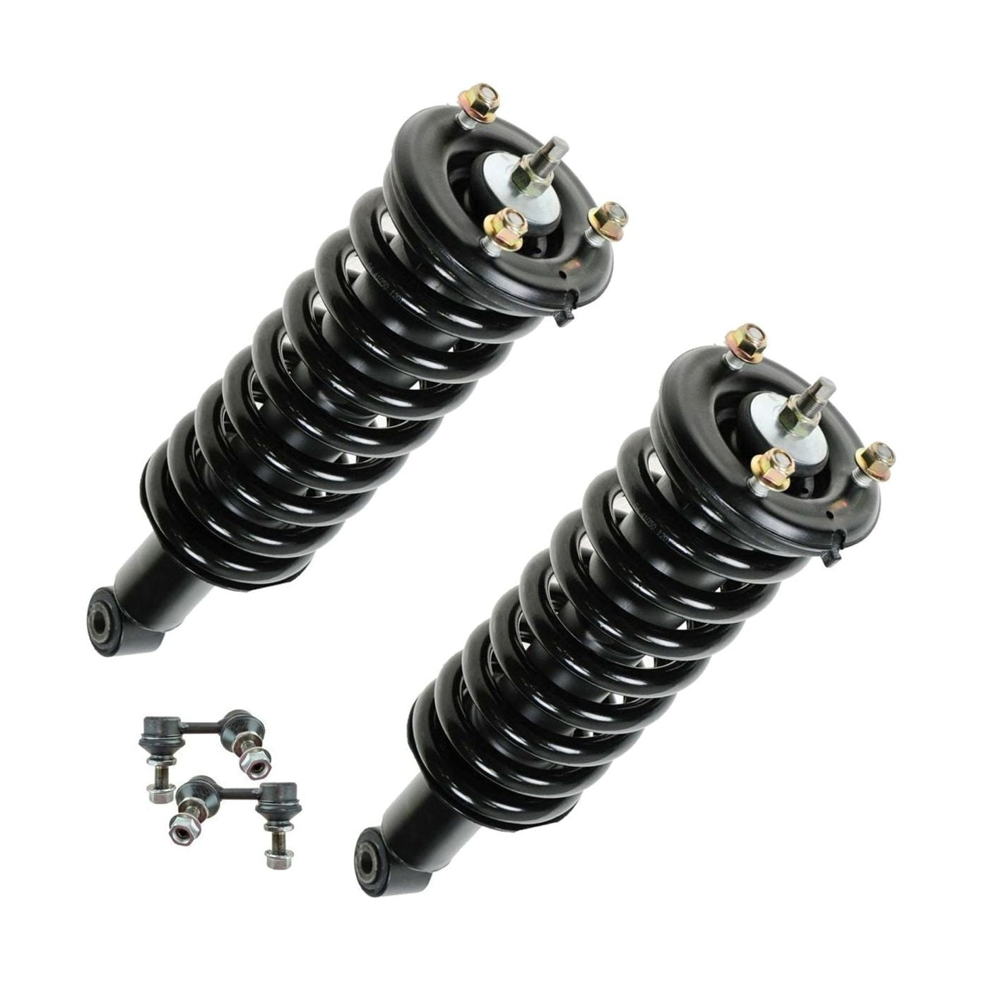 DAMAIJOY 4pc Kit Shock Strut & Spring Assembly Sway Bar Left 4pcs for ...