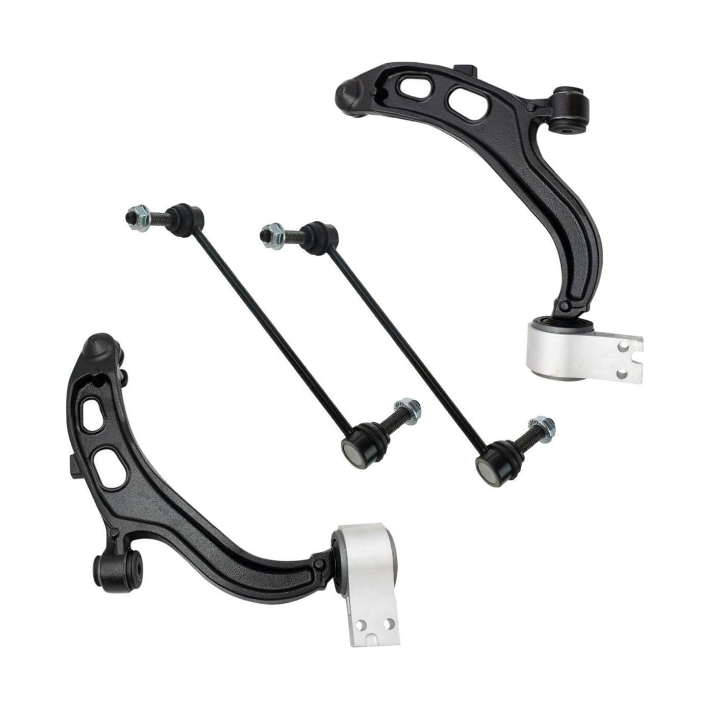 DAMAIJOY 4pc Suspension Kit Front Control Arms w/Ball Joints Sway Bar ...