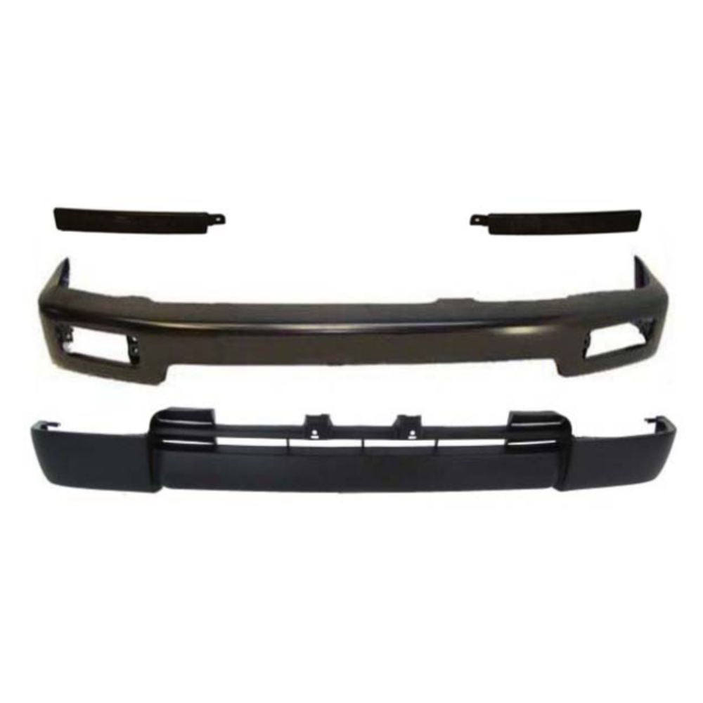 DAMAIJOY 4pcs Bumper Grille Front Side Black Bumper Trim Bar Valance ...