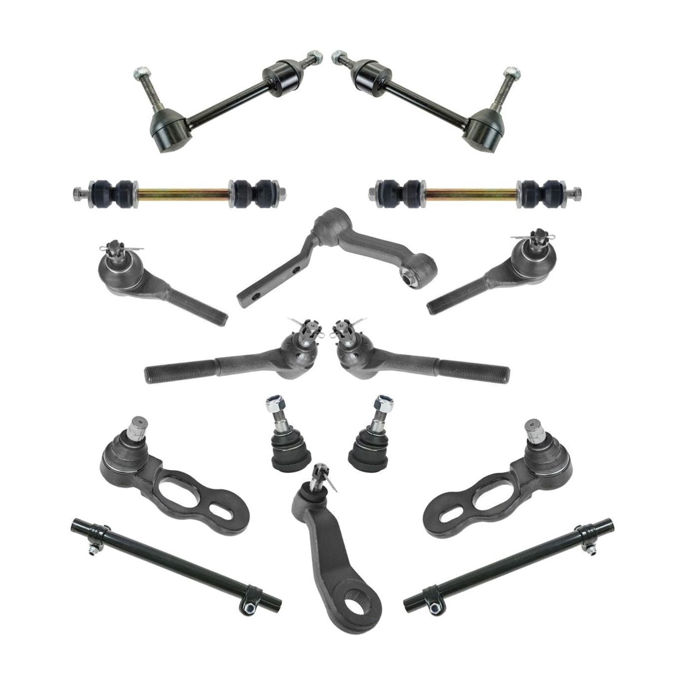 DAMAIJOY Ball Joint Control Arm Suspension Kit (1) Idler Arm(1 ...