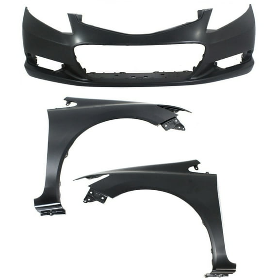 DAMAIJOY Bumper Cover Kit for Honda for Civic EX-L/LX/Si 2012-2013 ...