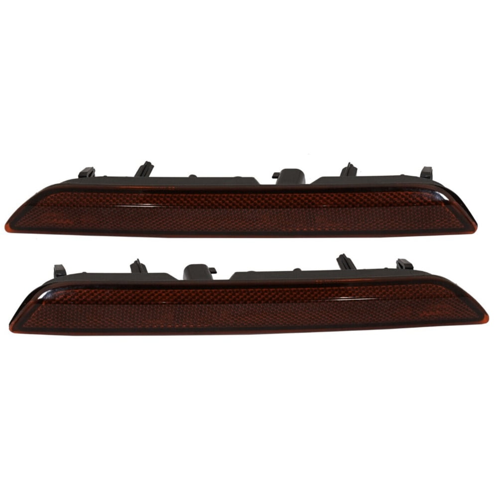 DAMAIJOY Bumper Face Bar Reflectors Light Lamp Set of 2 Rear Driver ...