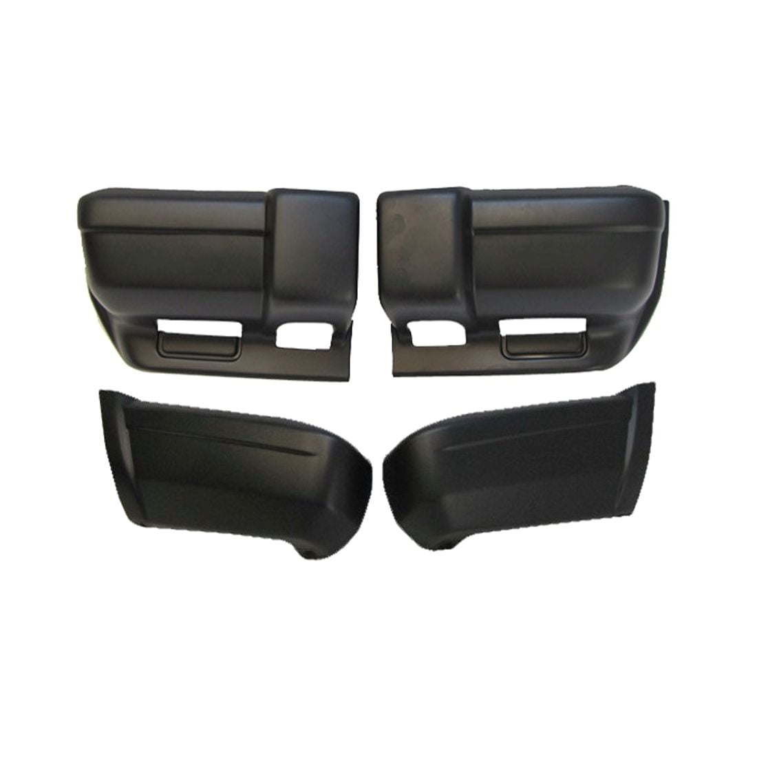 DAMAIJOY Bundle for Jeep for Cherokee 1997 P2012030608 Country Front/Rear Bumper End/Cap Set ...