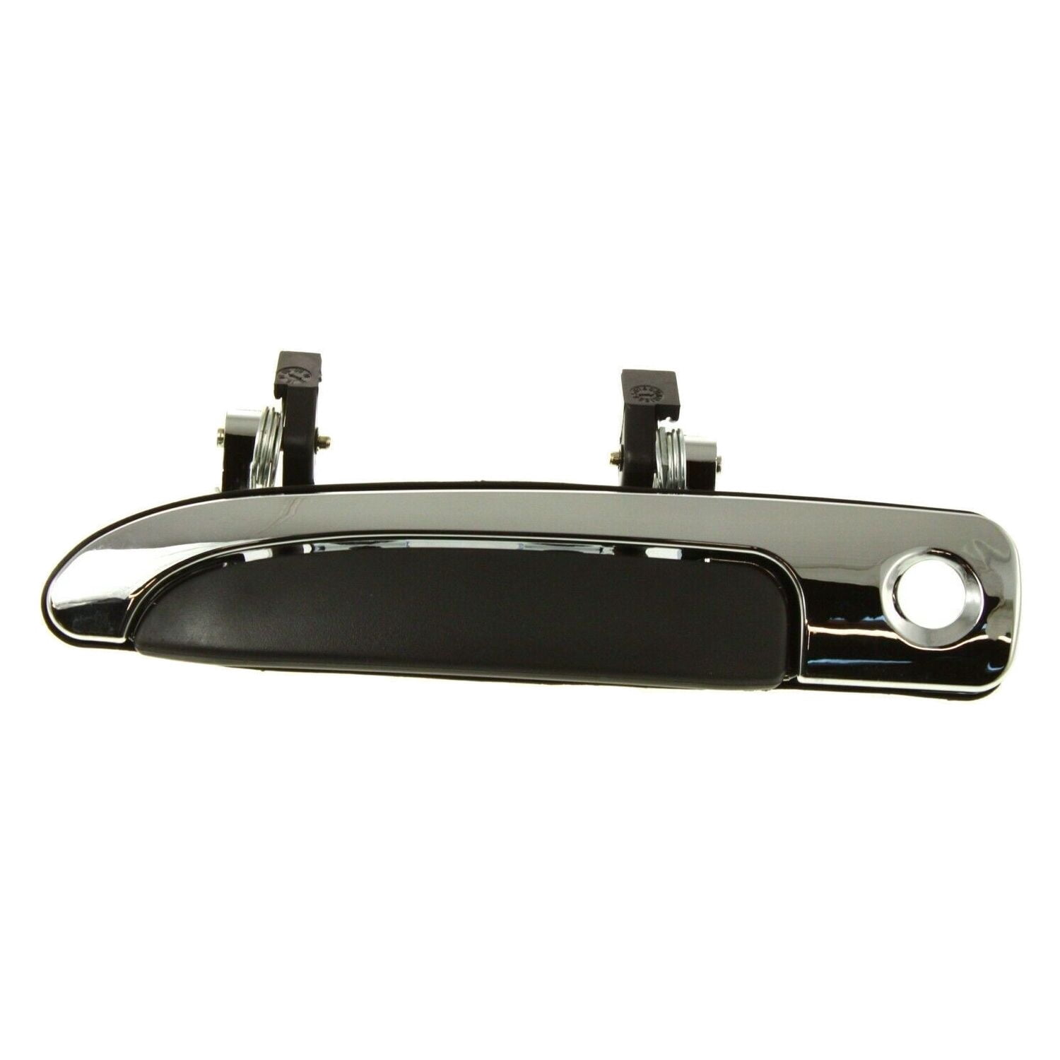 DAMAIJOY Car Door Handle Exterior Front Left Chrome Black with Key Hole ...