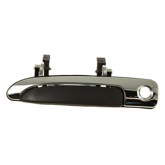 DAMAIJOY Car Door Handle Exterior Front Left Chrome Black with Key Hole ...