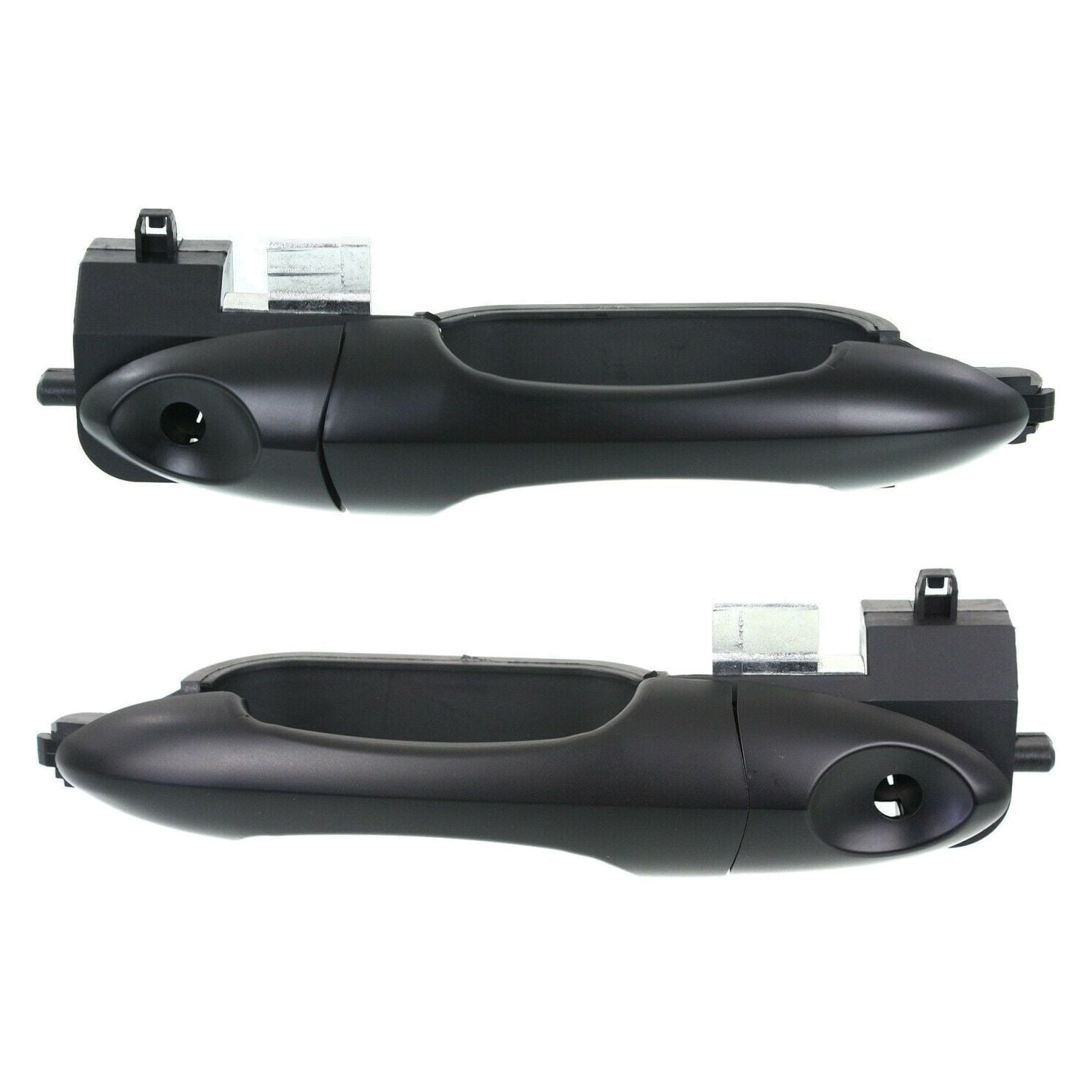 DAMAIJOY Car Door Handle Exterior Front Left Right 2pcs Smooth Black ...