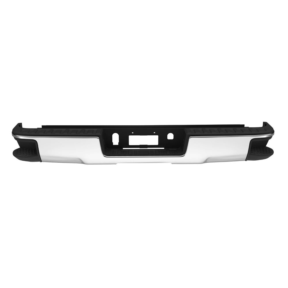 DAMAIJOY Chrome Rear Side Bumper w/ 2 Conner Step Steel 615343030890 ...