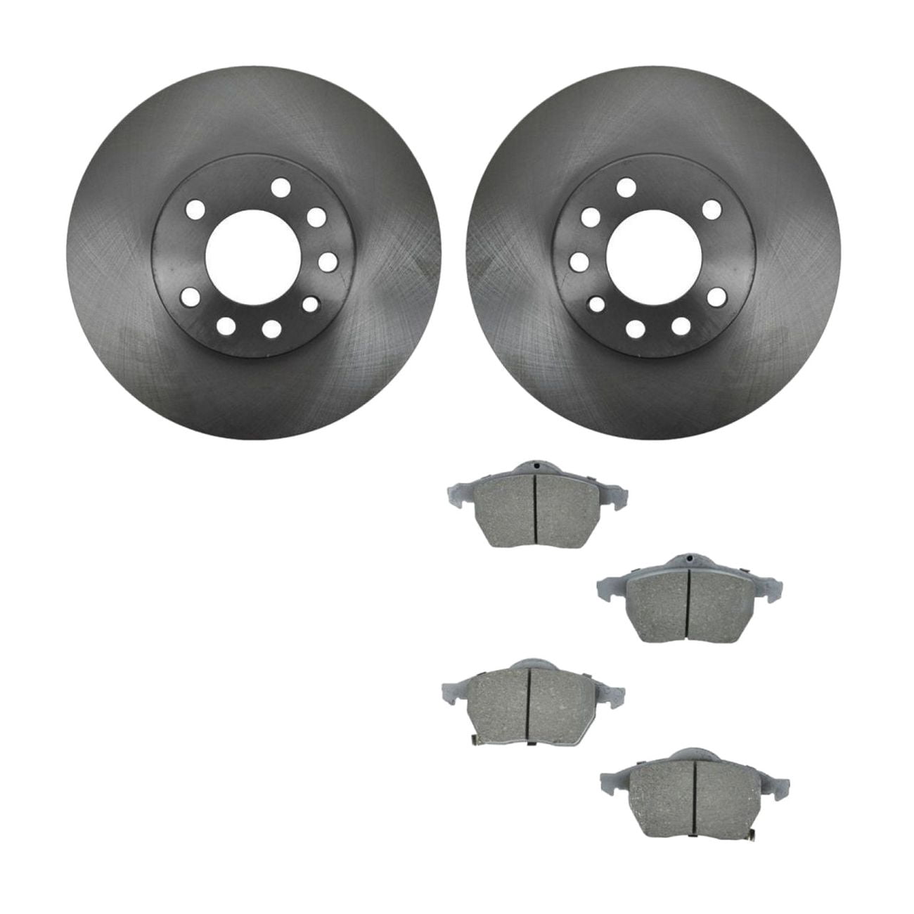 DAMAIJOY Disc Brake Rotor and Pad Set Kit Front Side Ceramic Smooth for ...