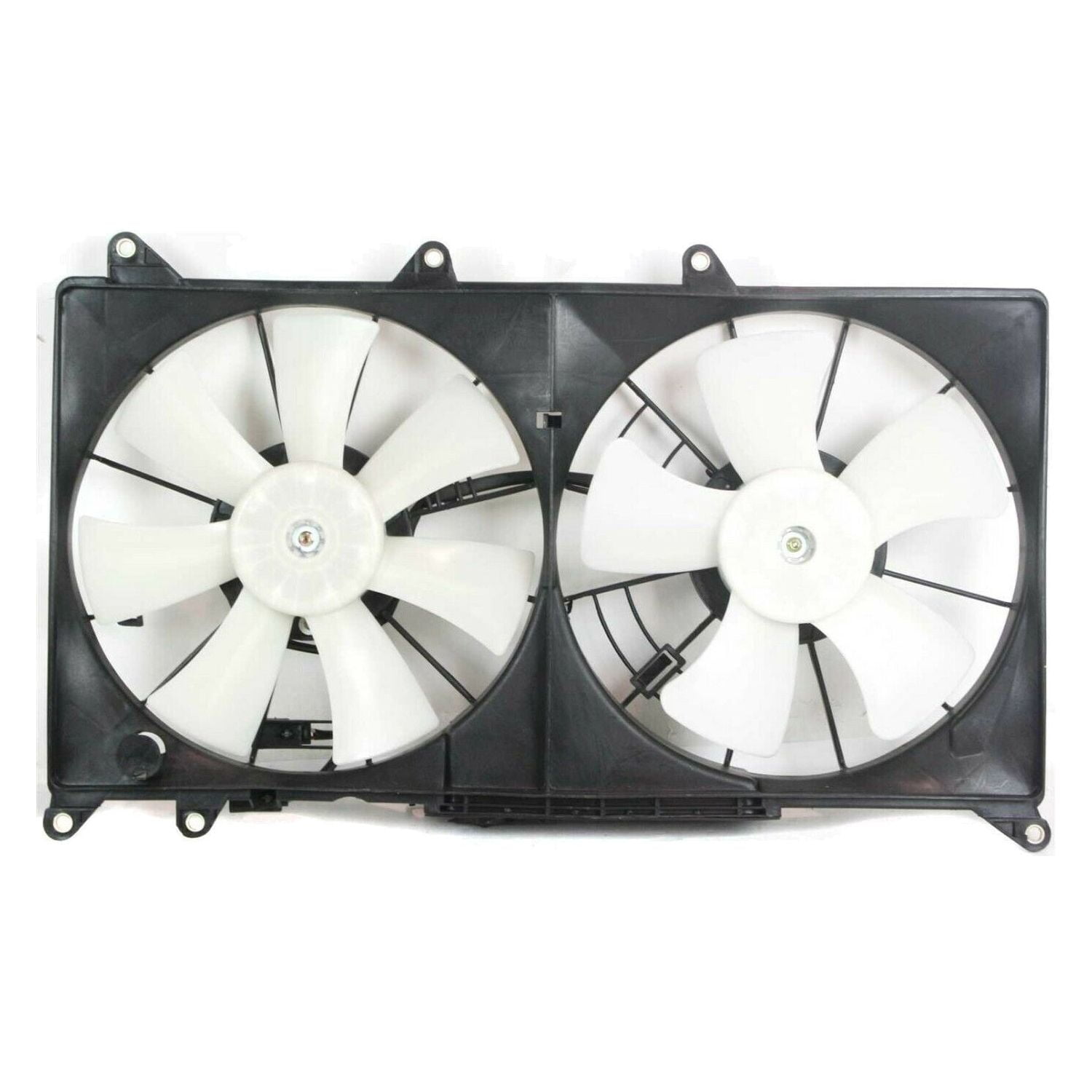 DAMAIJOY Dual Radiator Cooling Fan Assembly with Coolant Reservoir for ...