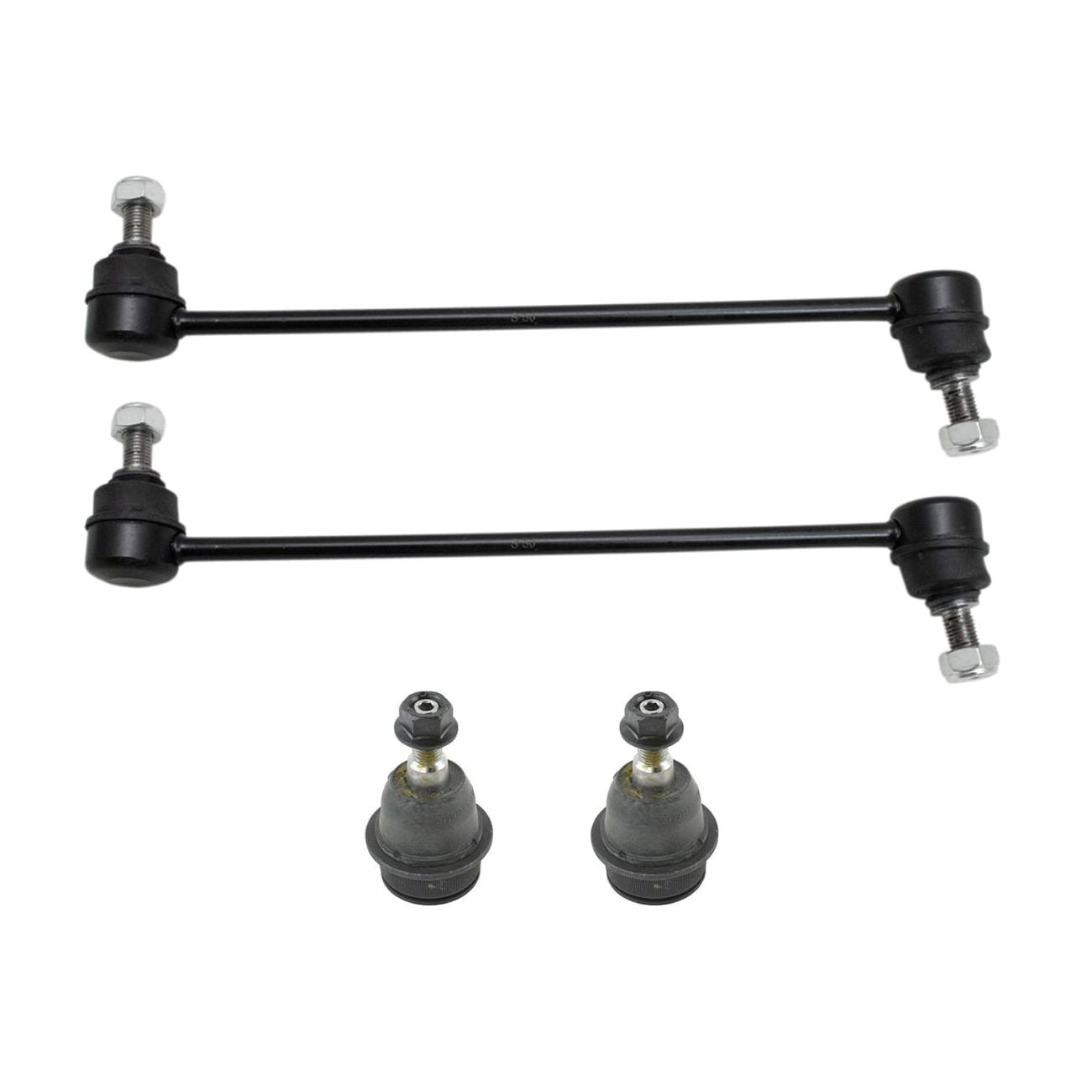 DAMAIJOY Front Ball Joint Sway Bar Suspension Kit 4pc Set 4 Piece for ...