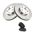 DAMAIJOY Front Posi Metallic Brake Pad Set & Rotor Pair Kit 5 Lug-Wheel ...
