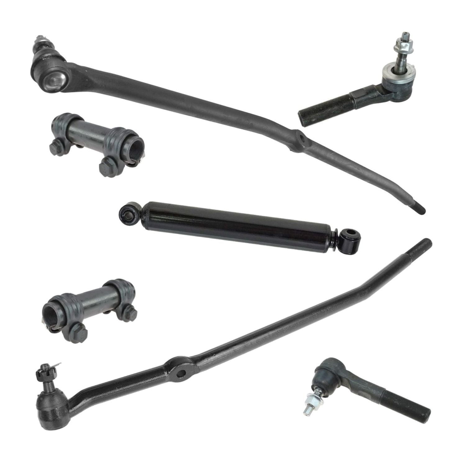 DAMAIJOY Front Steering Suspension Kit Set 7pc Tie Rod Ends for Dodge ...