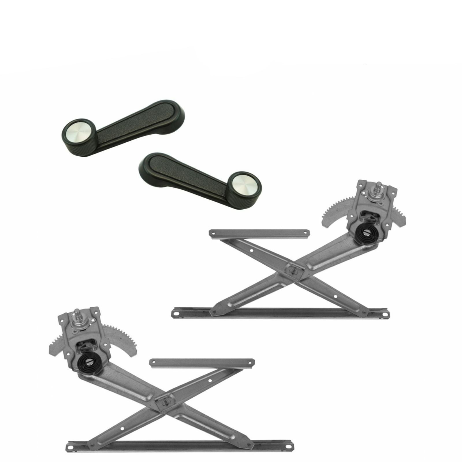 DAMAIJOY Front Window Regulators with Window Crank Handles Kit for Toyota for 4Runner 2.4L 1984 ...