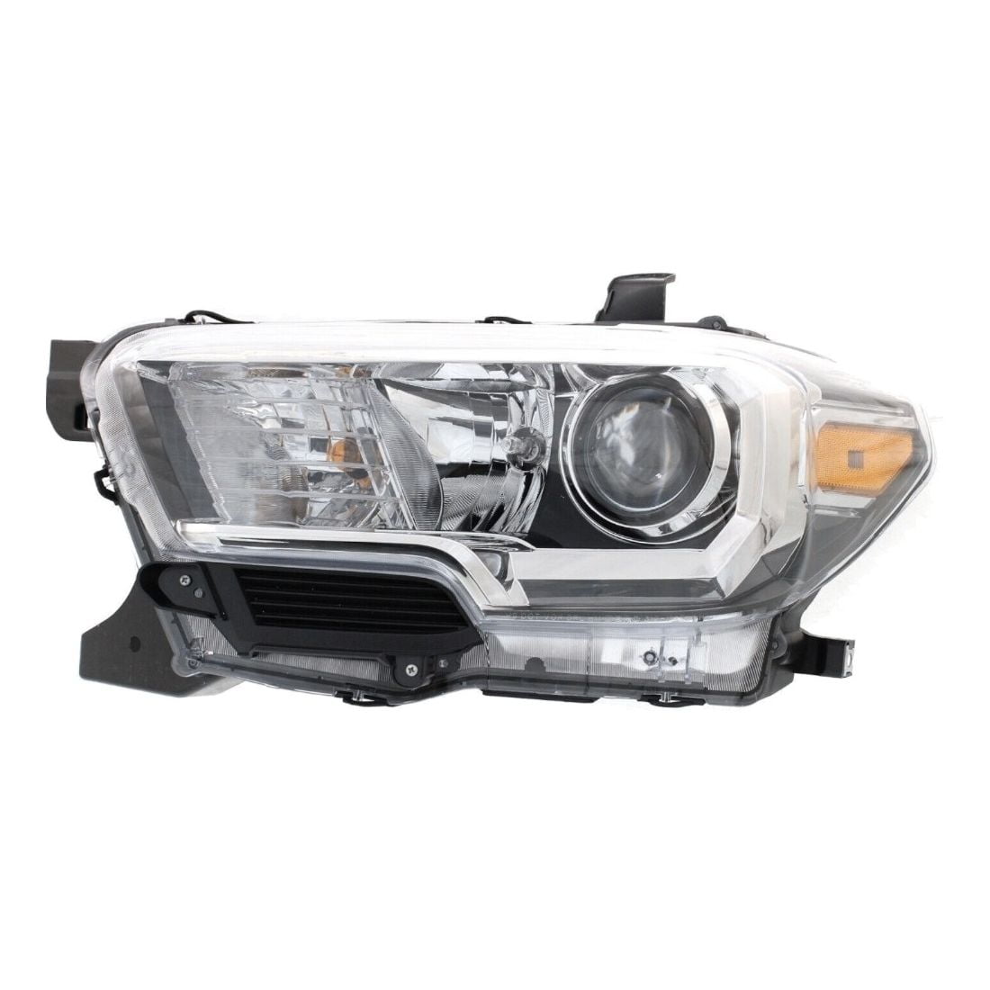 DAMAIJOY Headlight Left Driver Side Clear Lens Black Interior Lens ...