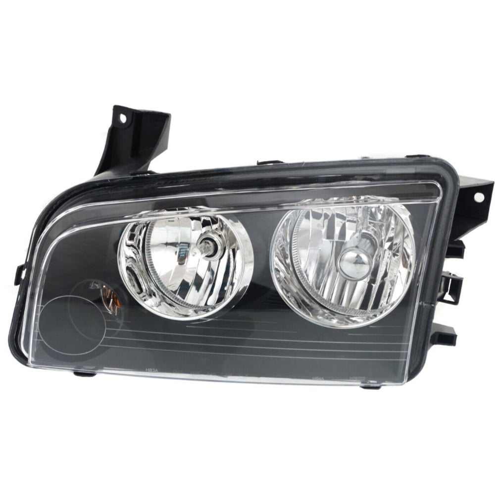 DAMAIJOY Headlight Left Side Clear Lens W/ Bulb Headlamp for Dodge for ...