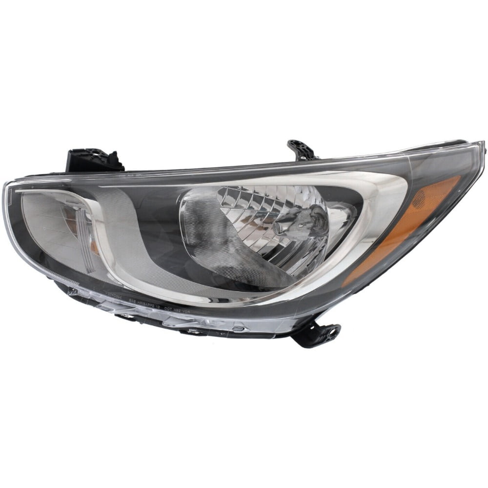 DAMAIJOY Headlight Left Side Clear Lens W/ Bulb Headlamp for Hyundai ...