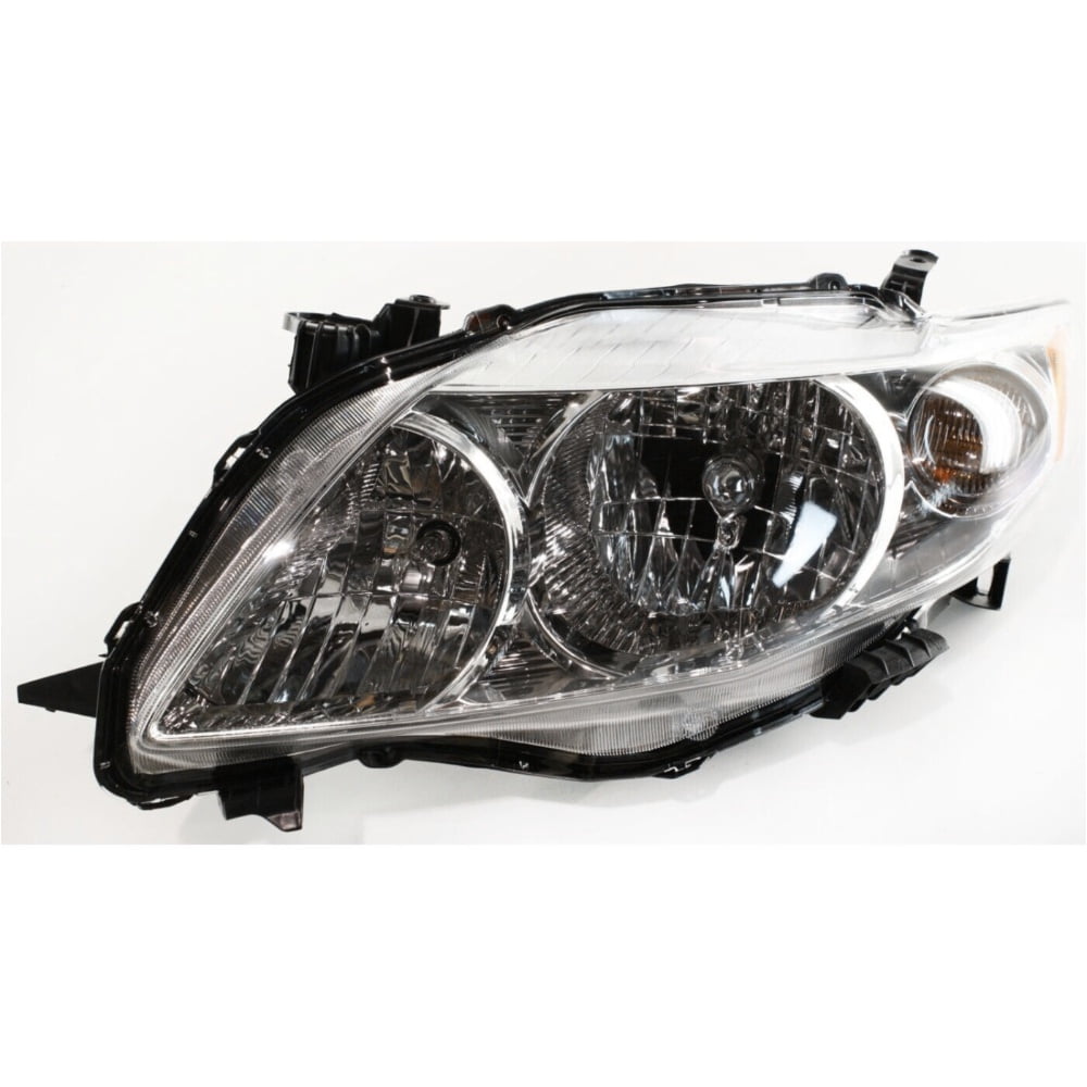 DAMAIJOY Headlight Left with Chrome Housing for Toyota for Corolla Base ...