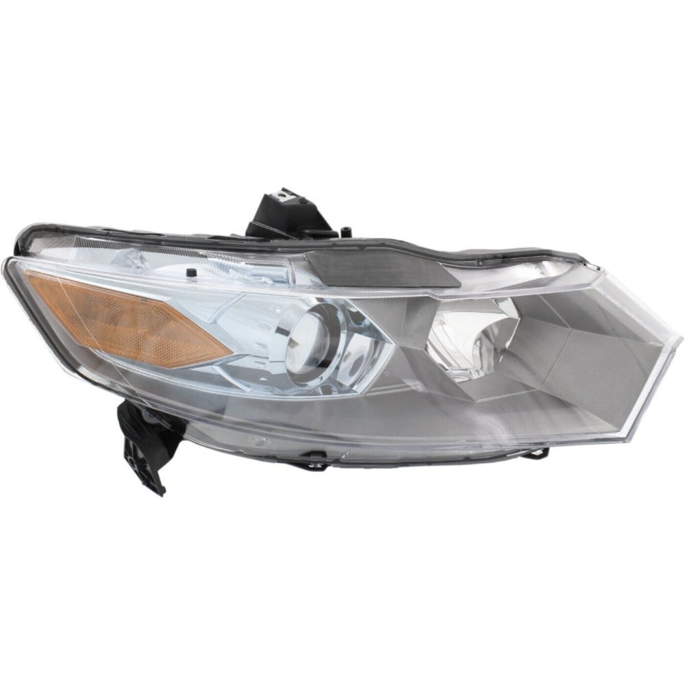 DAMAIJOY Headlight Passenger Side Clear Lens W/ Bulb Headlamp for Honda ...
