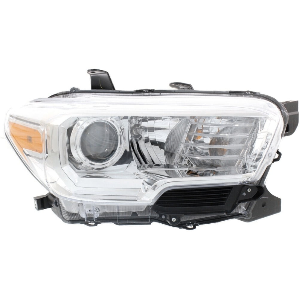 DAMAIJOY Headlight Right Passenger Side Clear Lens Chrome Interior Lens ...