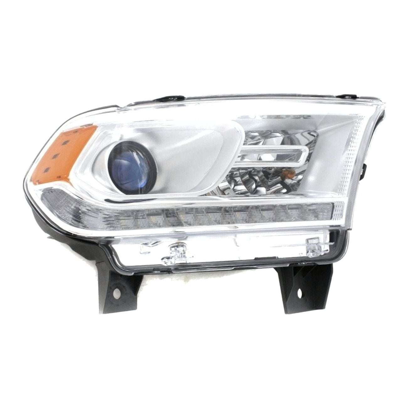 DAMAIJOY Headlight Right Side Clear Lens Chrome Interior Lens Chrome ...