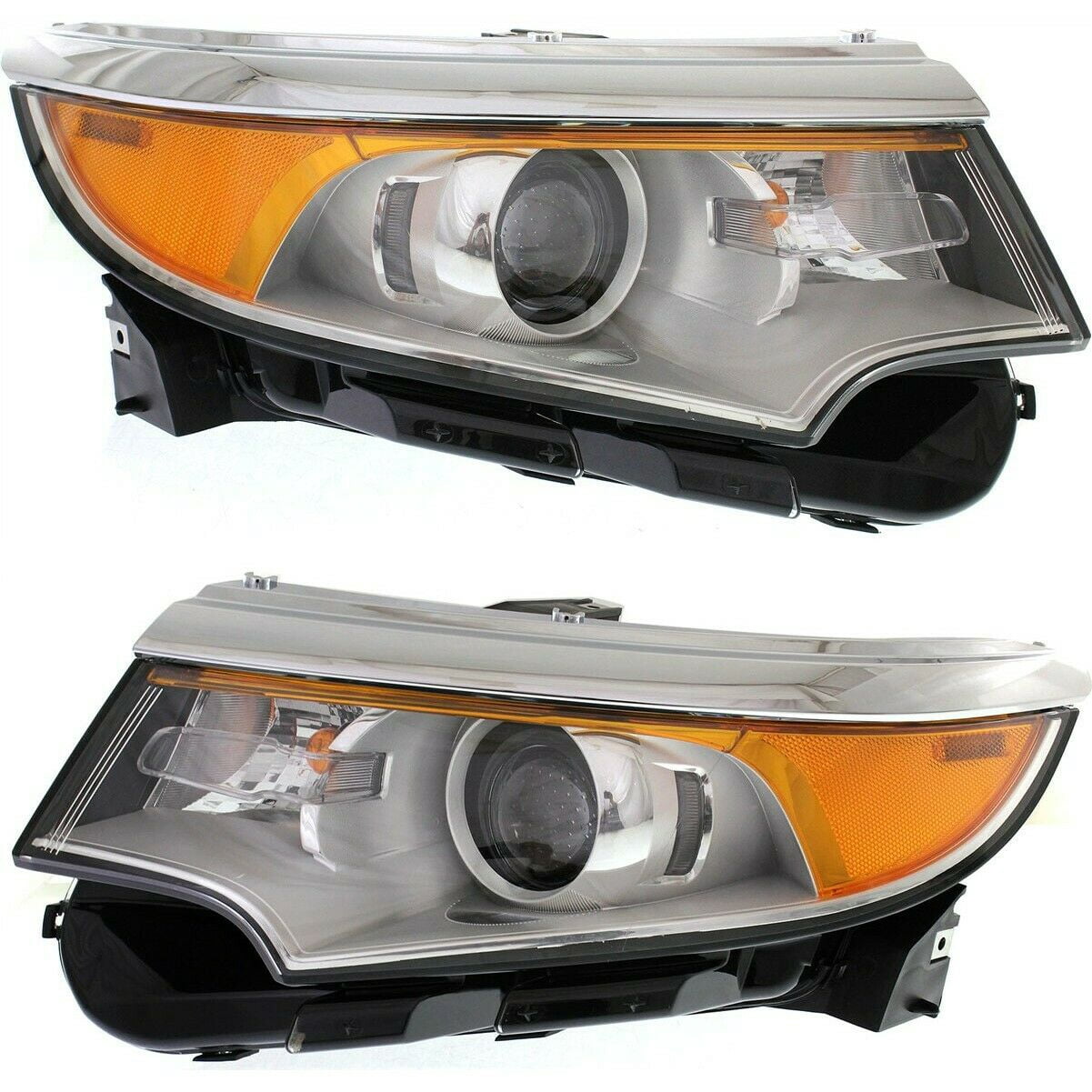 DAMAIJOY Headlight Set for Ford for Edge Limited/SE/SEL 11-14 Driver ...