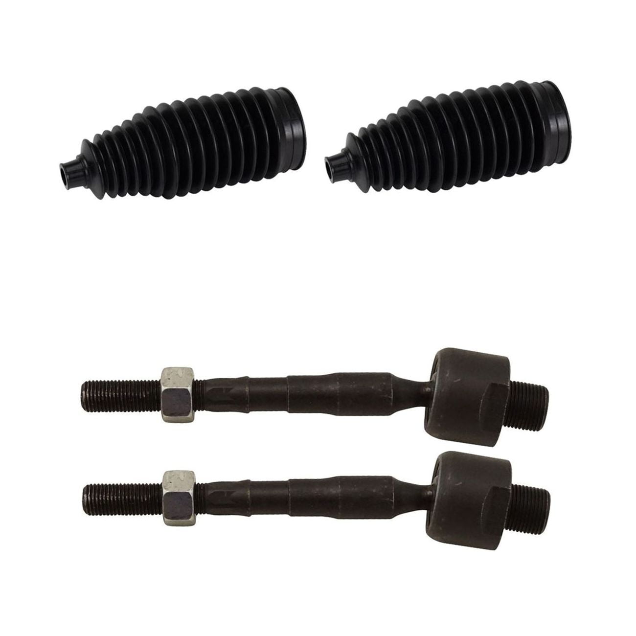 DAMAIJOY Inner Tie Rod End Boot Bellow Kit 4pc Driver & Passenger Sides ...